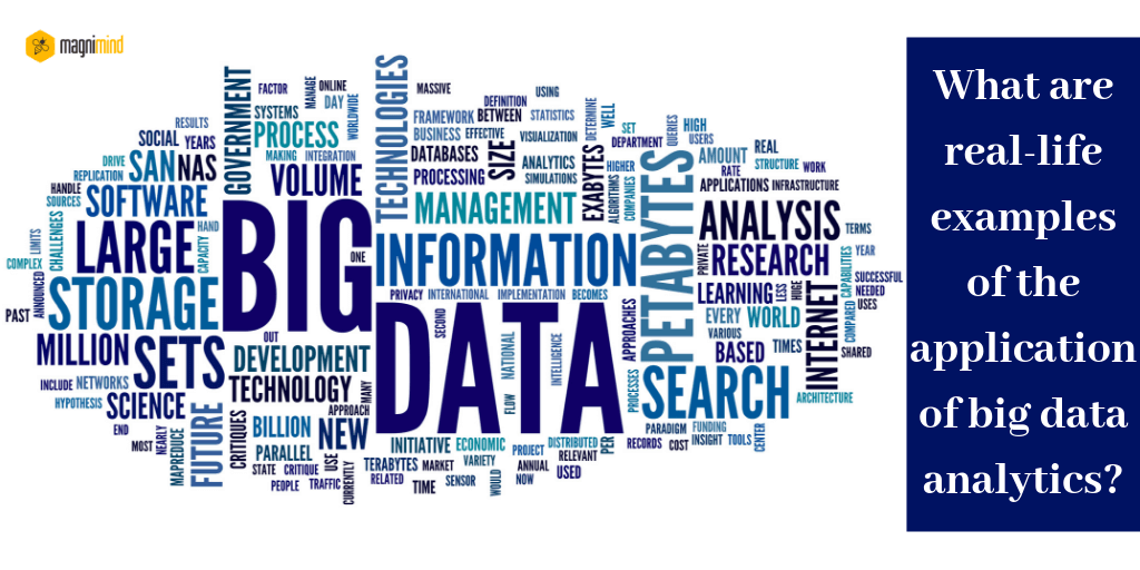 WHAT ARE REAL-LIFE EXAMPLES OF THE APPLICATION OF BIG DATA ANALYTICS?